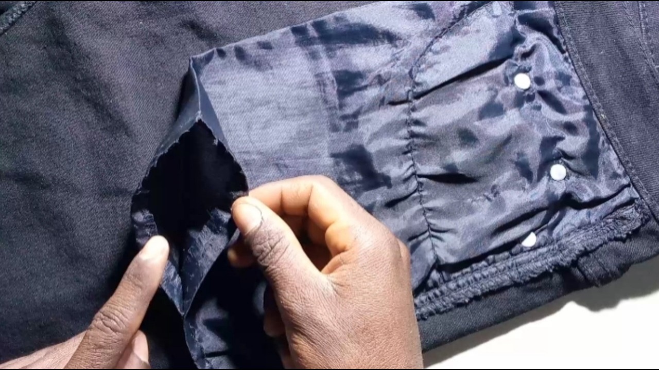 How to fix torn pocket with hand needle | repair a torn jeans pocket ...