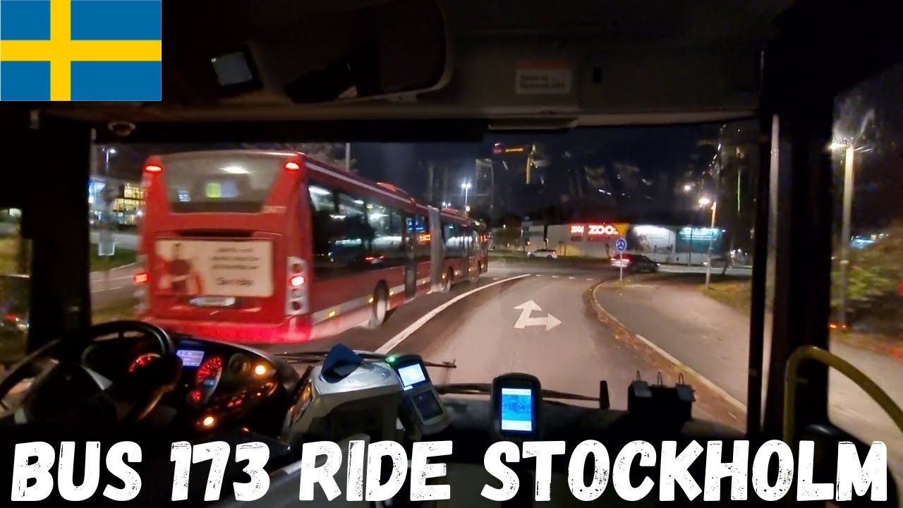 Stockholm- Beautiful City Bus Ride| With Sl Bus173|From IKEA To ...