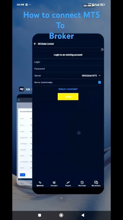 How To Connect Mt5 To Broker Mt5 Trading Shorts Forextrading Youtube