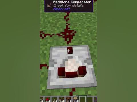Finally a use for the redstone comparator! - YouTube