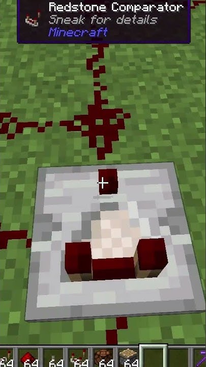 Finally a use for the redstone comparator! - YouTube