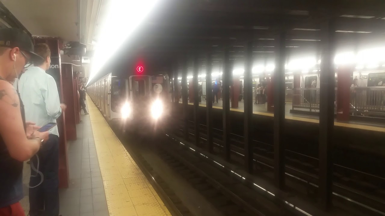 MTA NYC Subway R160A (E) Train at the Penn Central Station - YouTube