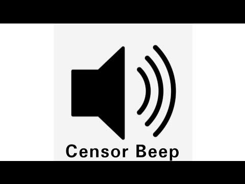 Censor Beep Sound Effect - YouTube
