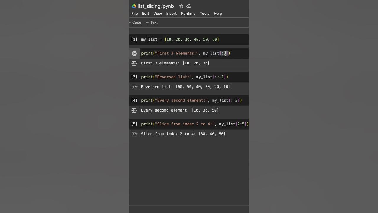 Master the magic of list slicing in Python! From reversing lists to grabbing every second ...