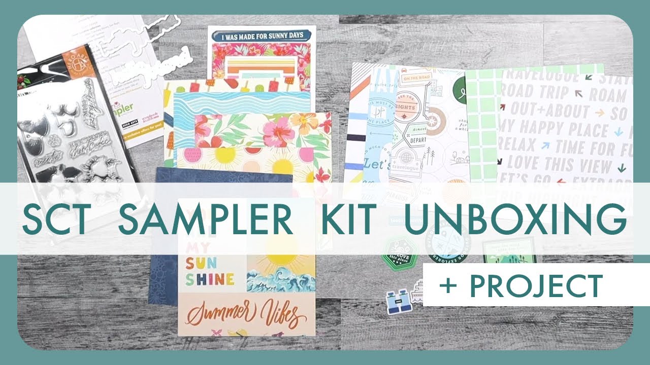 SCT Sampler Kit unboxing + project, June 2023 - YouTube
