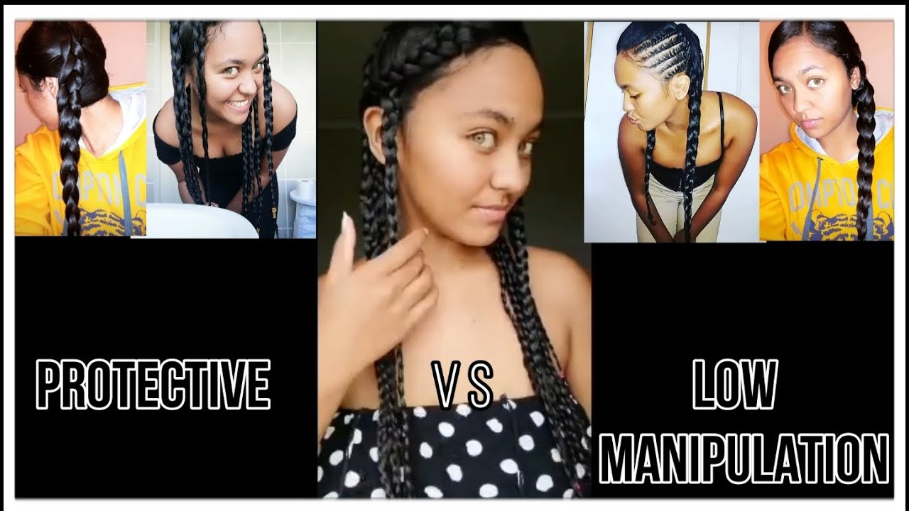 Protective VS Low Manipulation Styling (FOR ALL HAIR TYPES) - YouTube