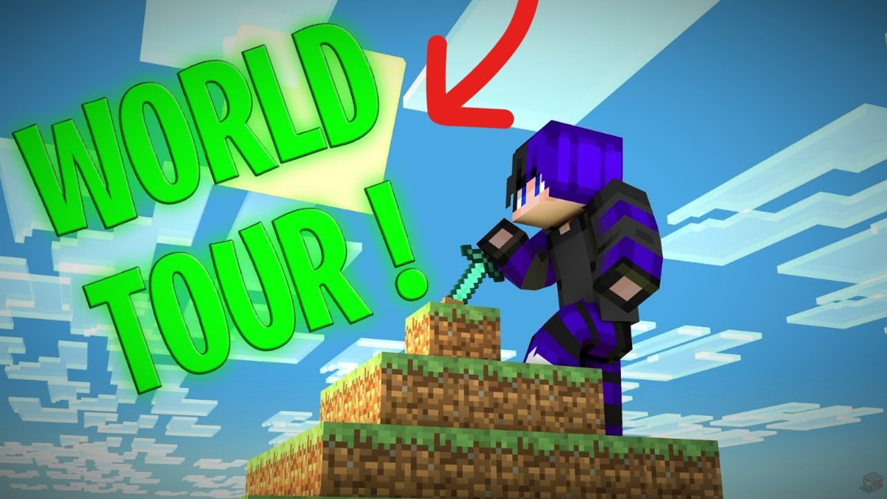 My Old Minecraft World (World Tour) - YouTube