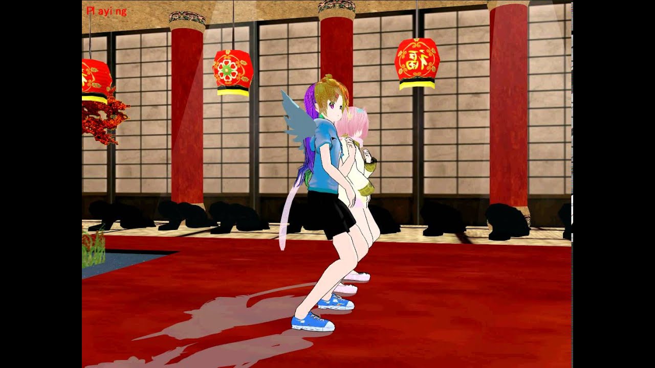 [ MMD ] Rainbow Dash & Fluttershy - Magnet - YouTube
