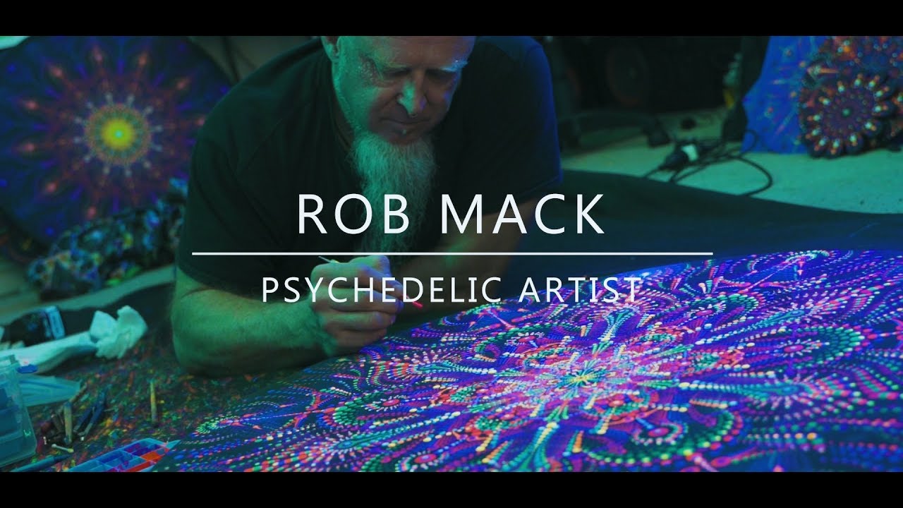 Rob Mack - Psychedelic Artist - YouTube