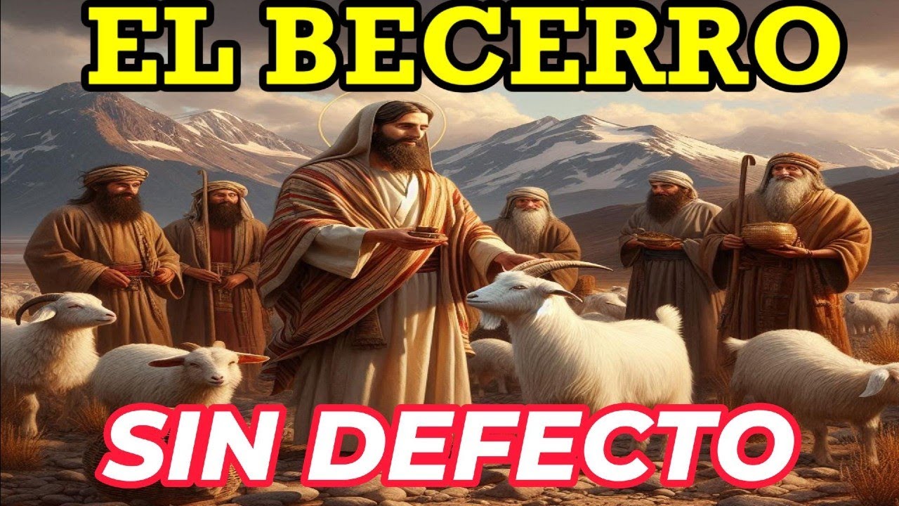 LA BIBLIA. 📖LEVÍTICO 4:3-26"🩸 LA EXPIACIÓN con un BECERRO SIN DEFECTO ...