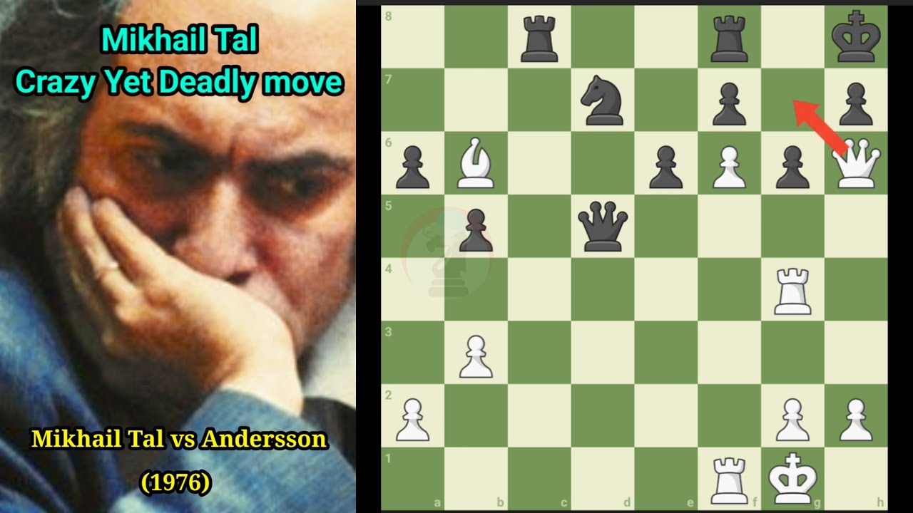 Crazy Yet Deadly Move | Mikhail Tal vs Ulf Andersson (1976) - YouTube