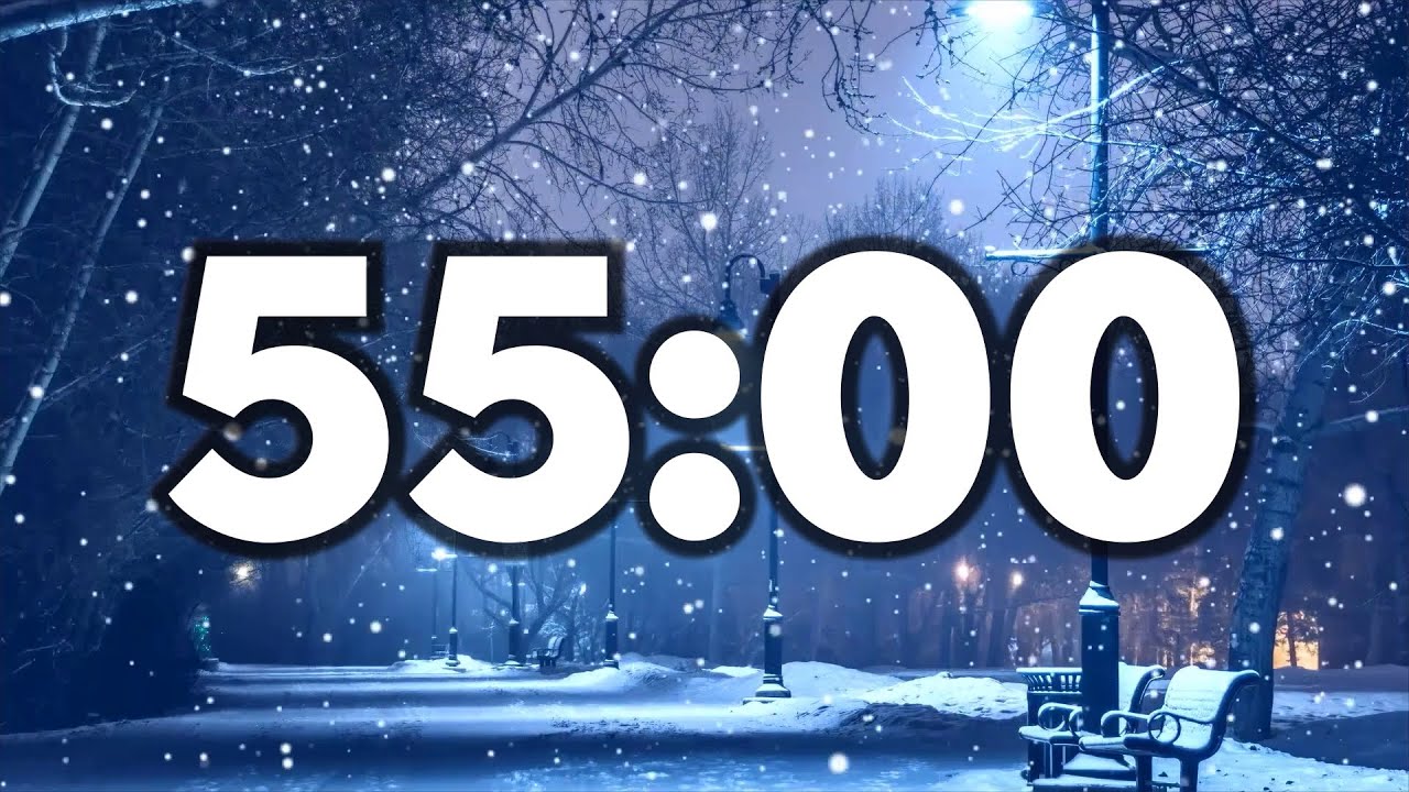 55 Minutes Timer With Relaxing Music And Alarm - YouTube