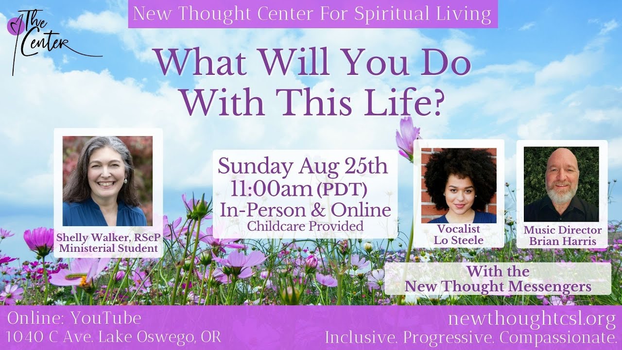 What Will You Do With This Life with Shelly Walker, RScP & Ministerial ...