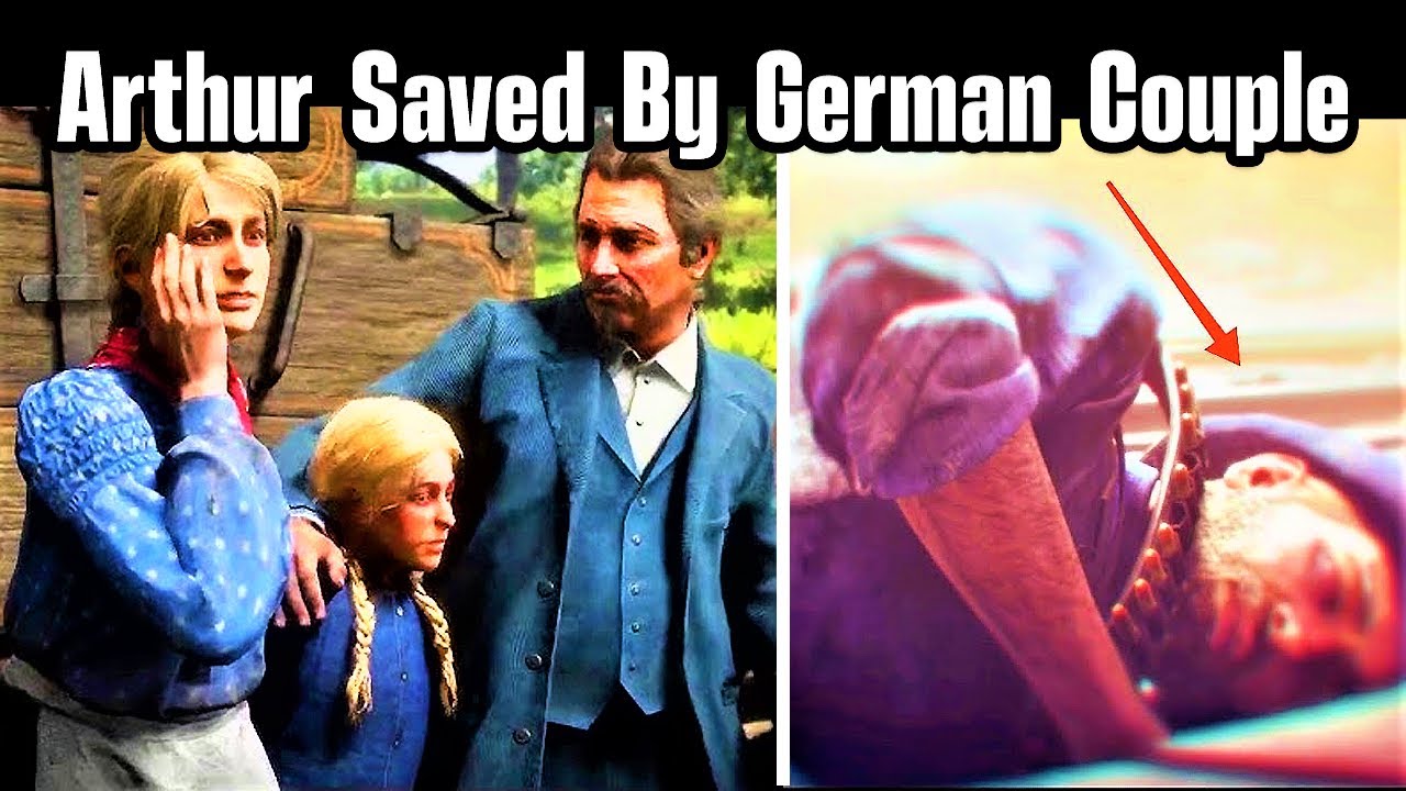 😲 Arthur Saved by German Family from Cough Attack – RDR2 Moment! - YouTube