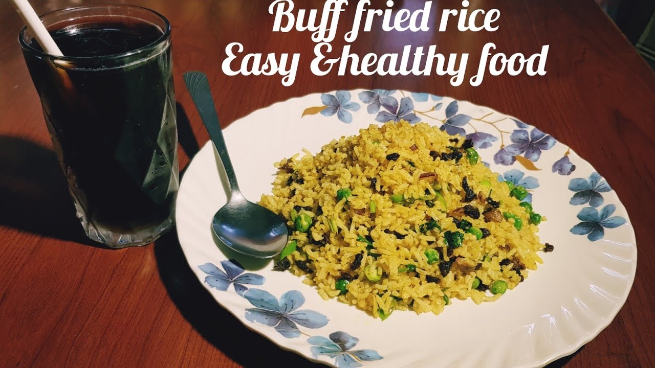 How to make buff fried rice| easy & quick recipe| healthy and delicious ...