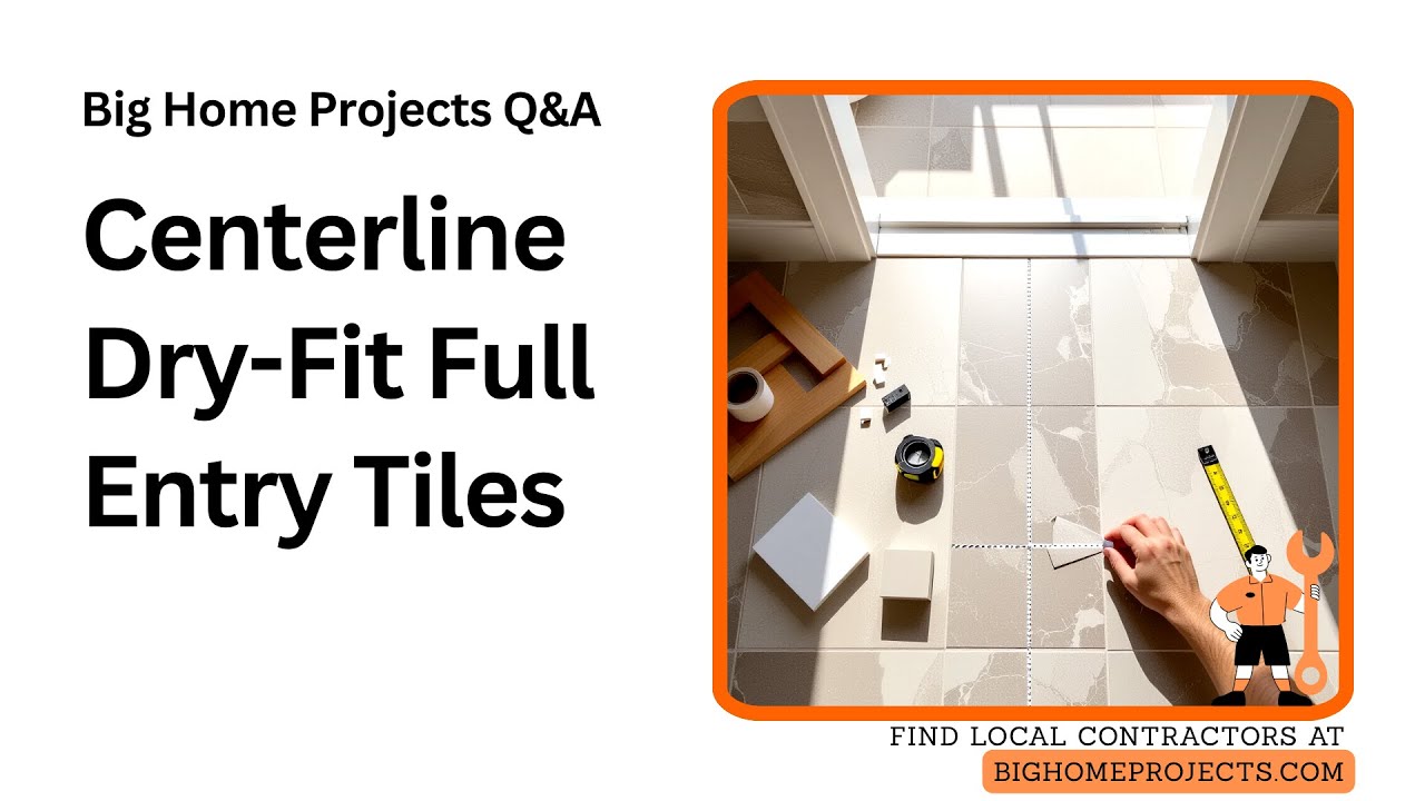 Centerline Dry-Fit Entry-Focused Tile Layout Guide - YouTube