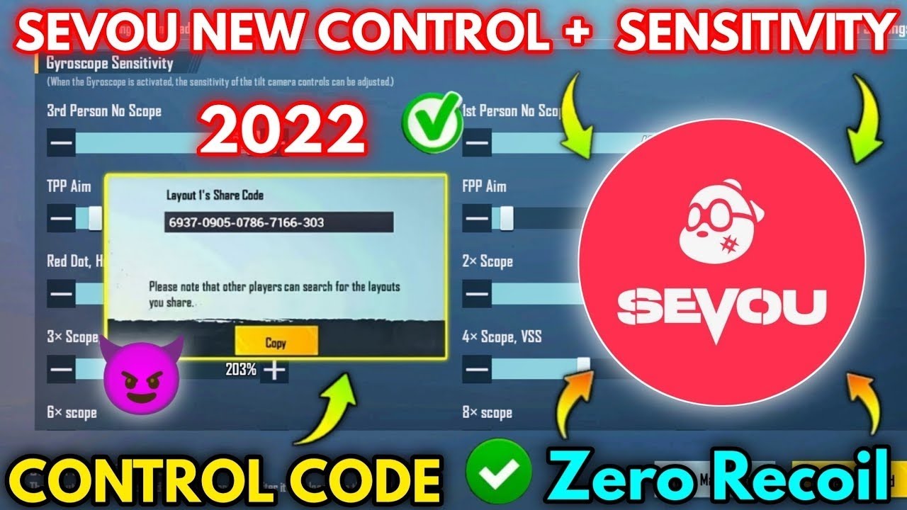 @Sevou New Senstivity Settings and Control Layout 2.2 code update ...