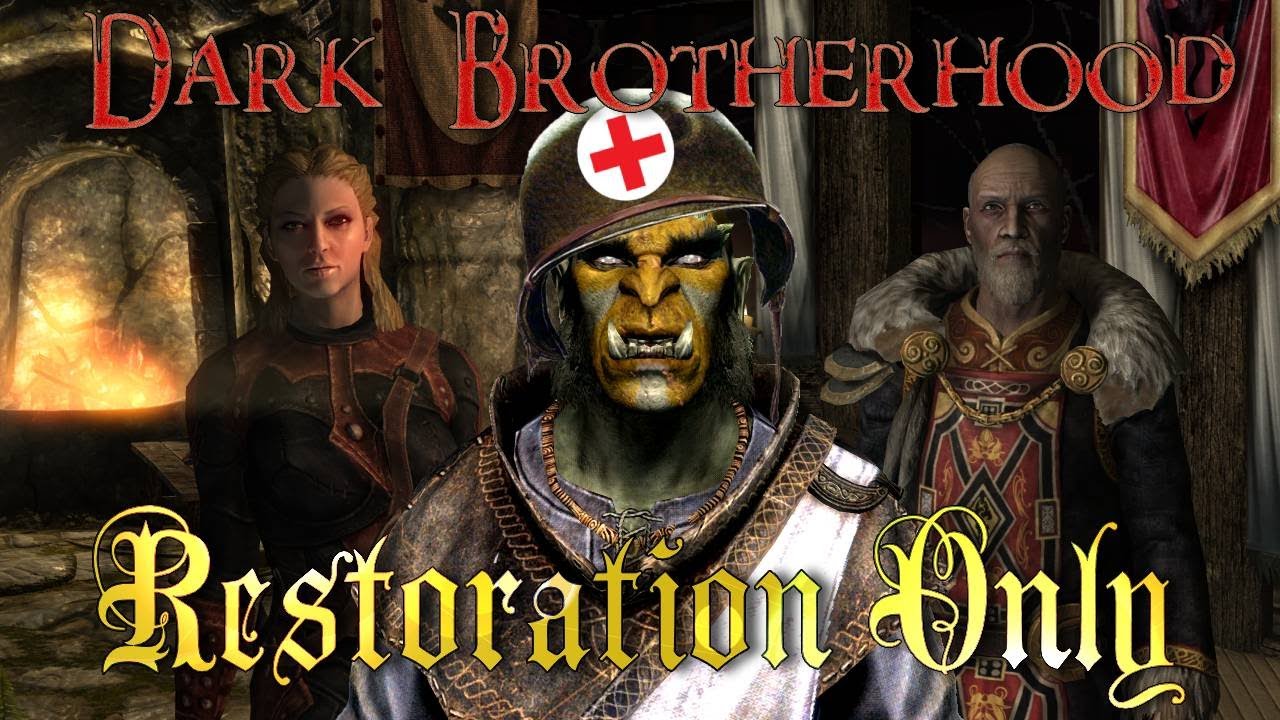 Can You Beat The Dark Brotherhood With Only Restoration Spells? - YouTube
