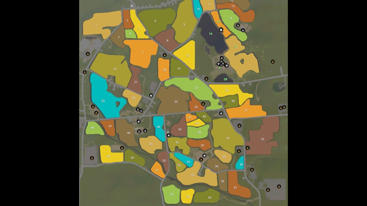 Bucks County map | Farming Simulator 19 | Map fly over - YouTube