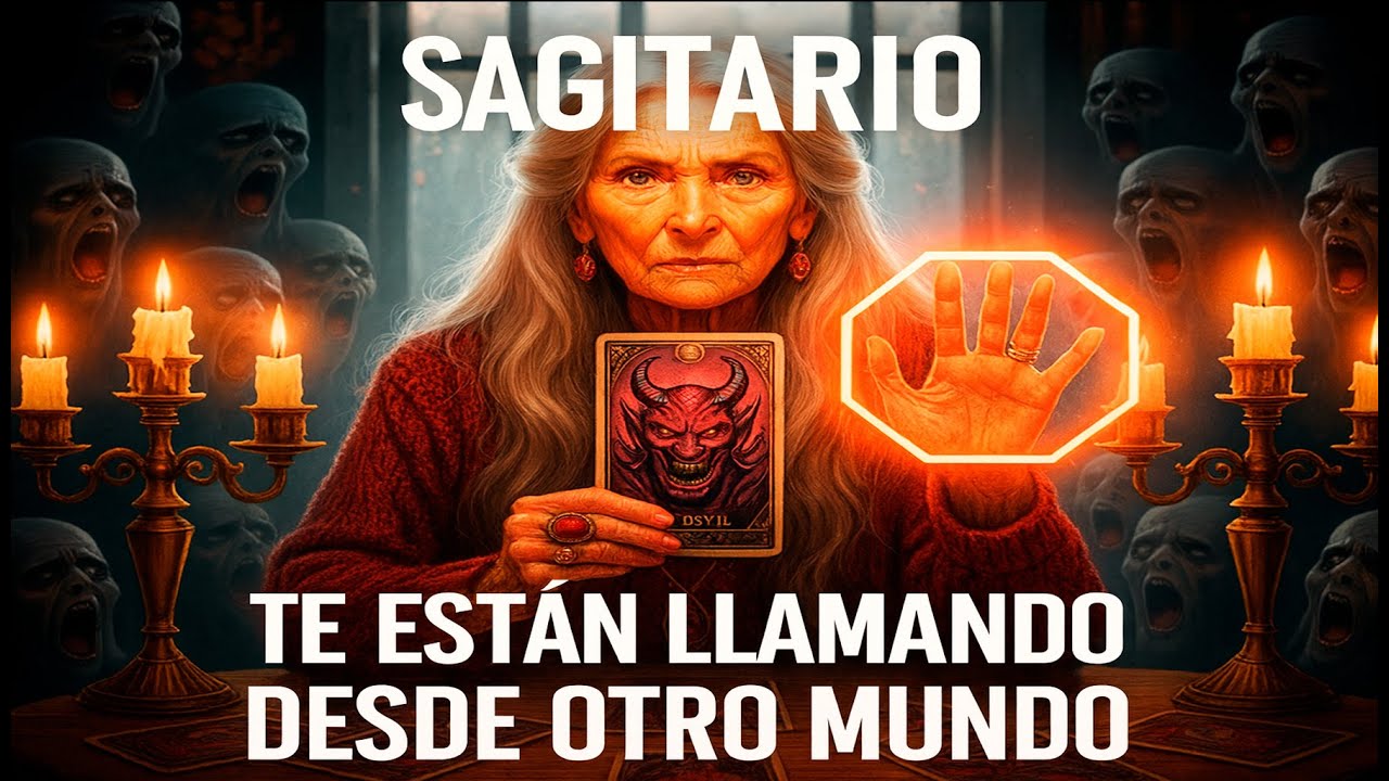 SAGITARIO 😱 si no lo ves AHORA — será DEMASIADO TARDE 💥 te están LLAMANDO desde OTRO MUNDO - YouTube