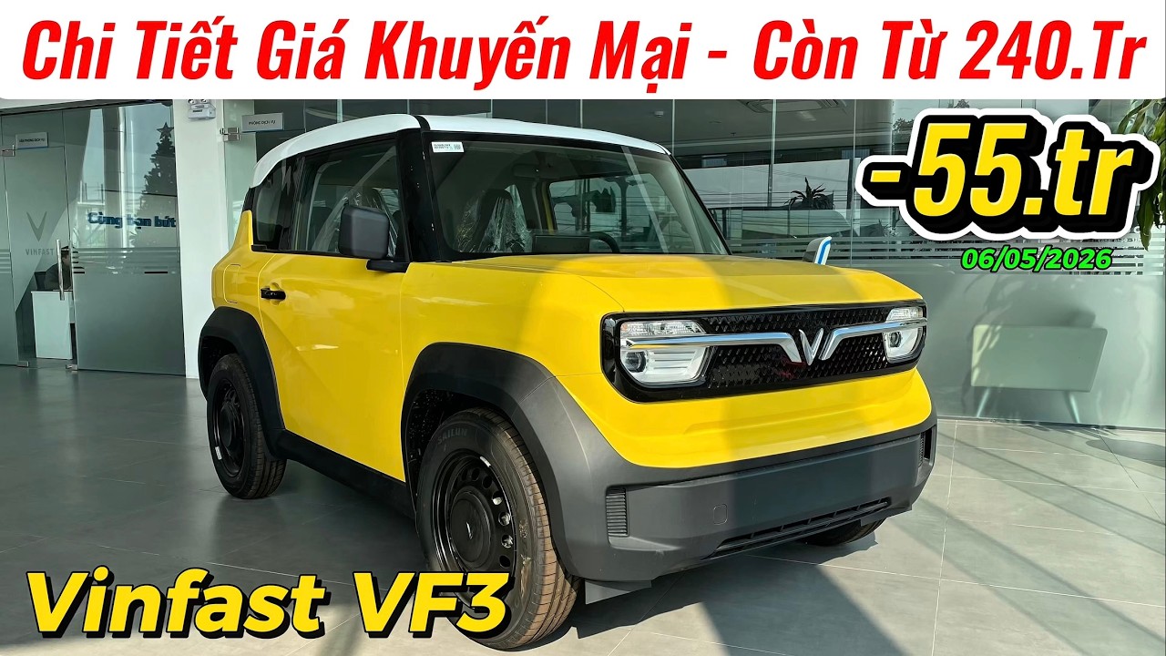 Giá Xe Vinfast VF3 Khuyến Mại Đến 55Tr | Chi Tiết Chính Sách Bán Hàng ...