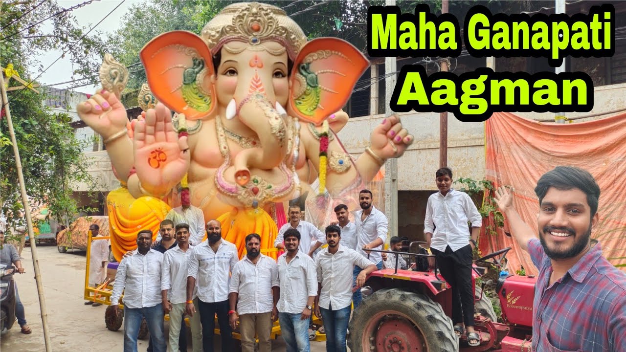 Sanathnagar Ka Maha Ganapati Aagman🤩 || Dhruv Singh Kalakar Ganesh ...