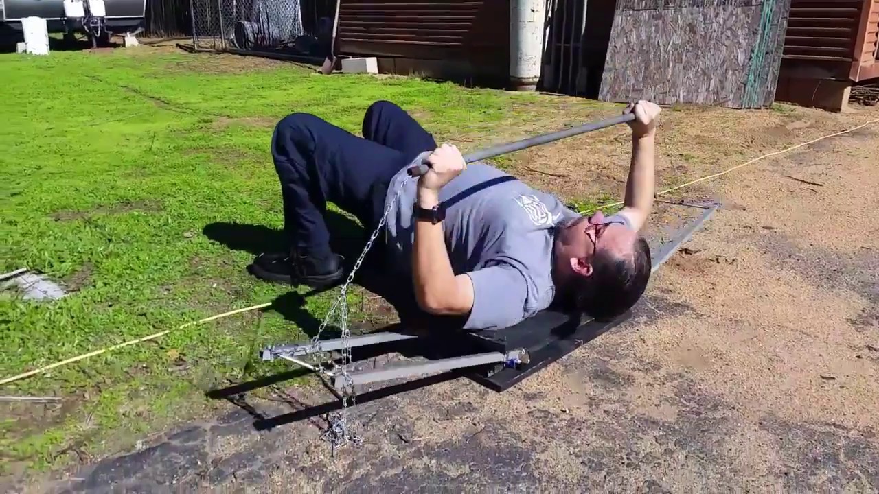 Demonstration of Portable Weight Lifting Machine - YouTube
