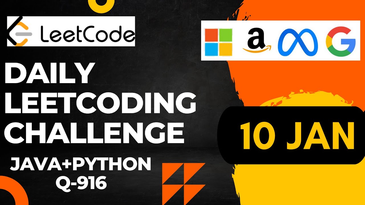Daily Leetcode Challenge Jan 10 Javapython Word Subsets Youtube 3454