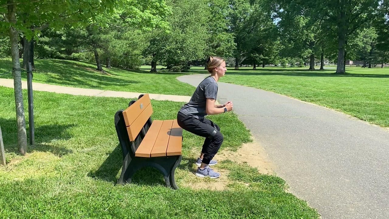 Sit to Stand with ABD Band at Knees - YouTube