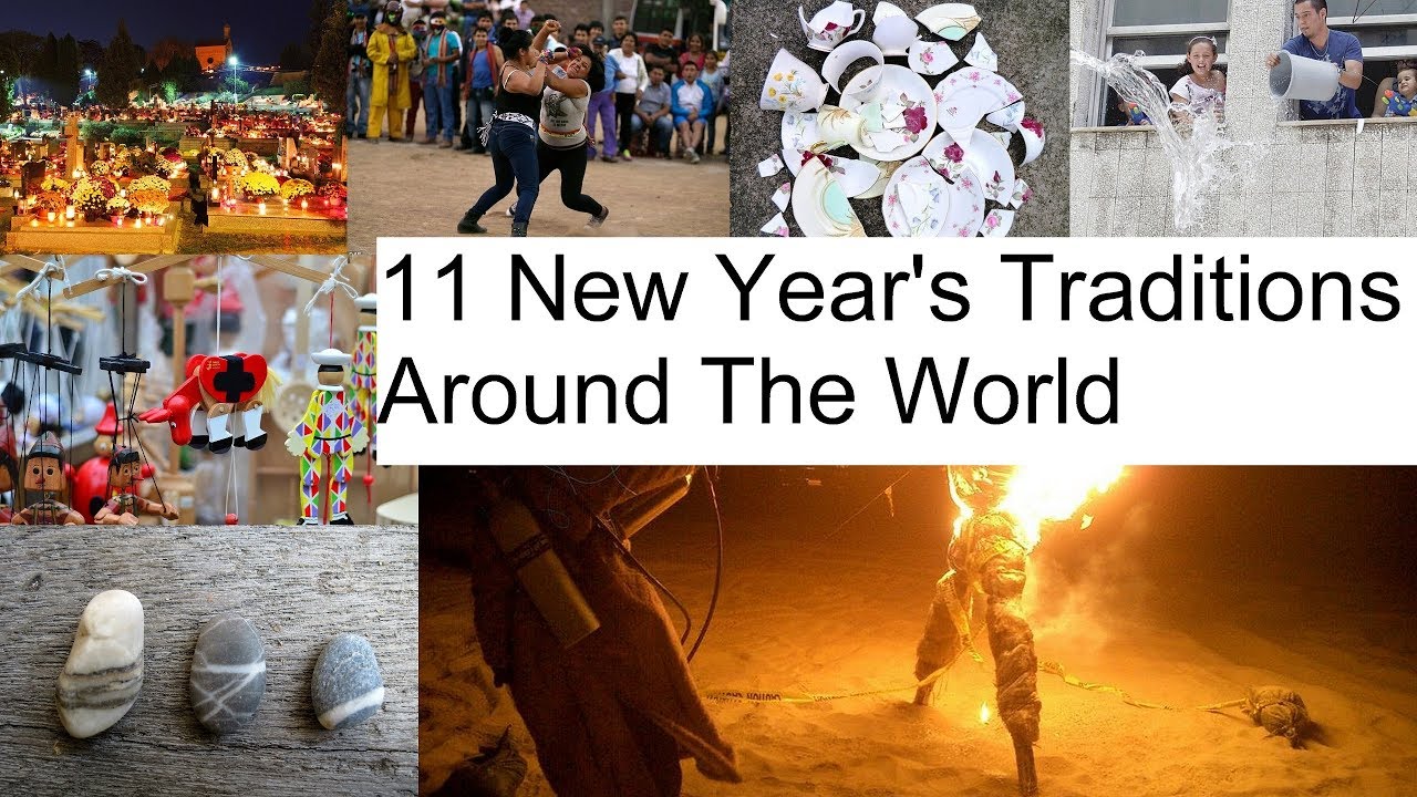 11 New Year's traditions around the World | Must watch - YouTube