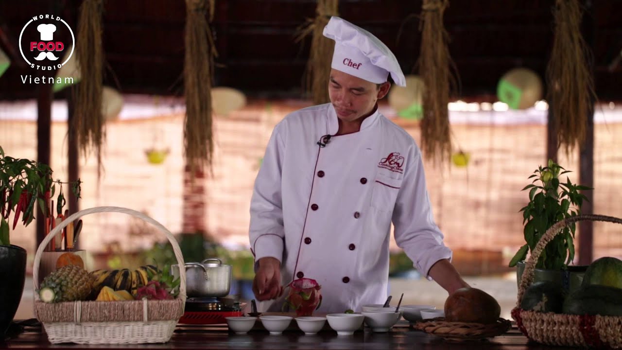 Vietnamese Dragon Fruit Soup with Fresh Milk and Coconut juice - Chef ...