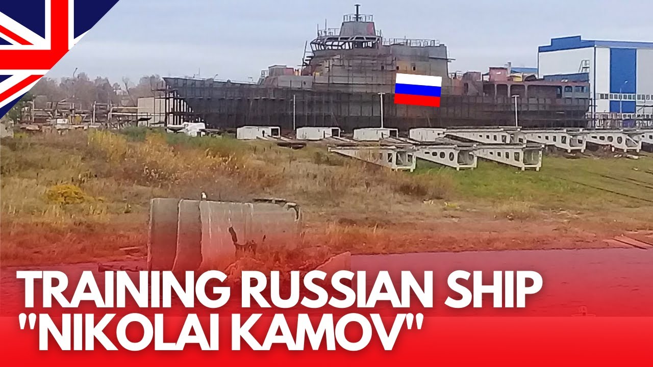 In Russia, a training vessel of project 14400 "Nikolai Kamov" with a ...