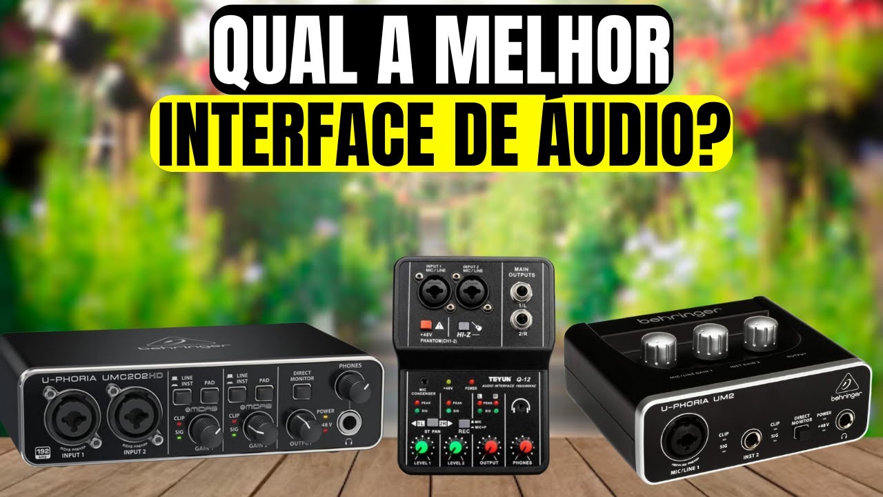 As 5 Melhores Interfaces de Áudio de 2026 – Qualidade Profissional em ...