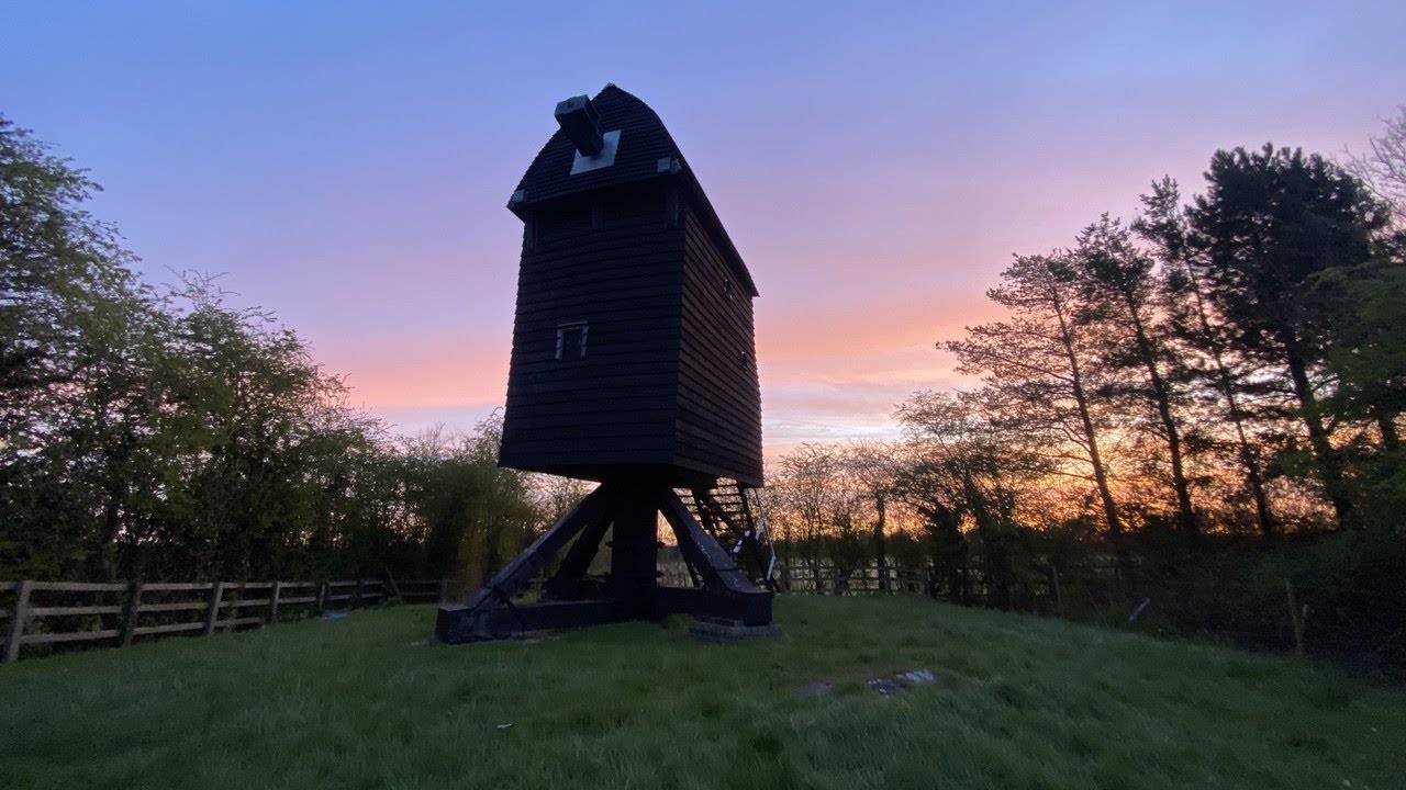 GREAT GRANSDEN WINDMILL AND WW2 MEMORIAL - YouTube