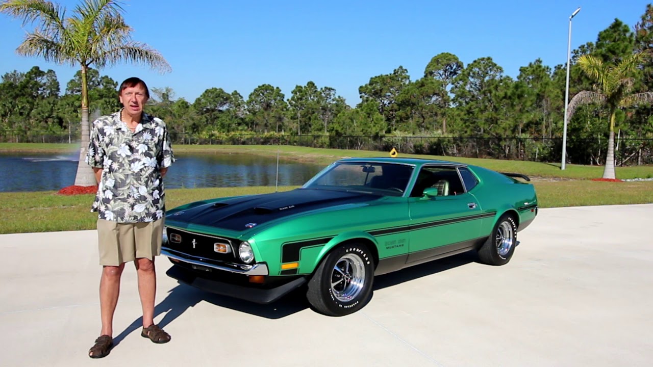 1971 Mustang Boss 351 St. Patrick's Day Video - YouTube