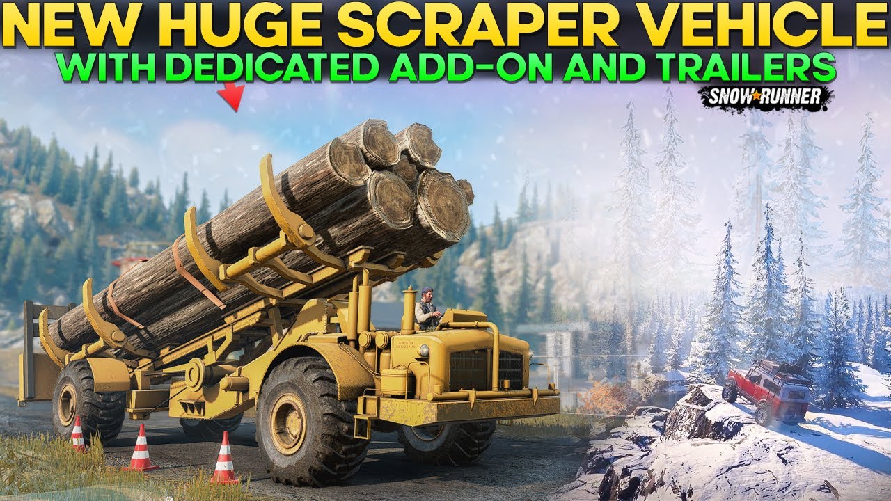 New Huge Scraper Vehicle in SnowRunner With Dedicated Add-ons And ...