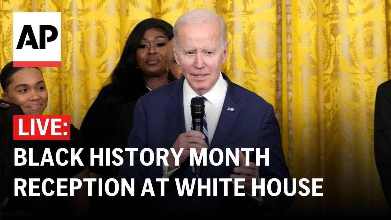 LIVE: President Joe Biden hosts Black History Month reception at White ...