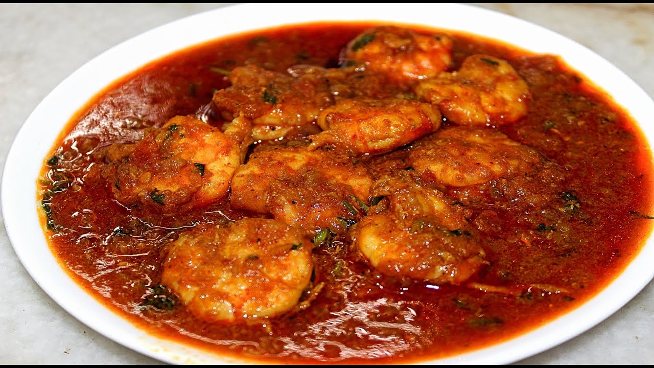 Prawns Curry | Prawns Gravy Recipe | Shrimp Curry Recipe - YouTube