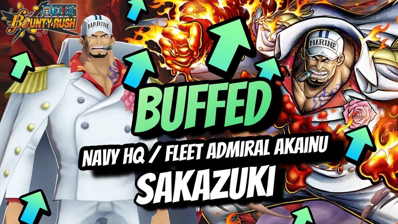 FLEET ADMIRAL AKAINU GAMEPLAY | ONE PIECE BOUNTY RUSH - YouTube