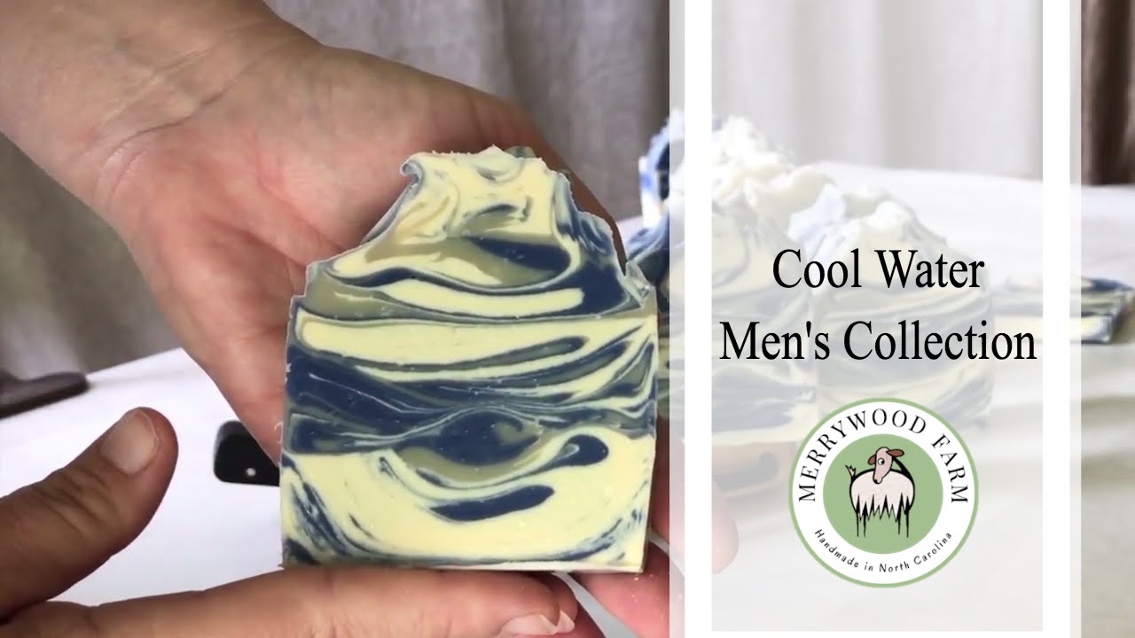Cool Water | Making & Cutting Cold Process Soap | Men's Soap Collection ...