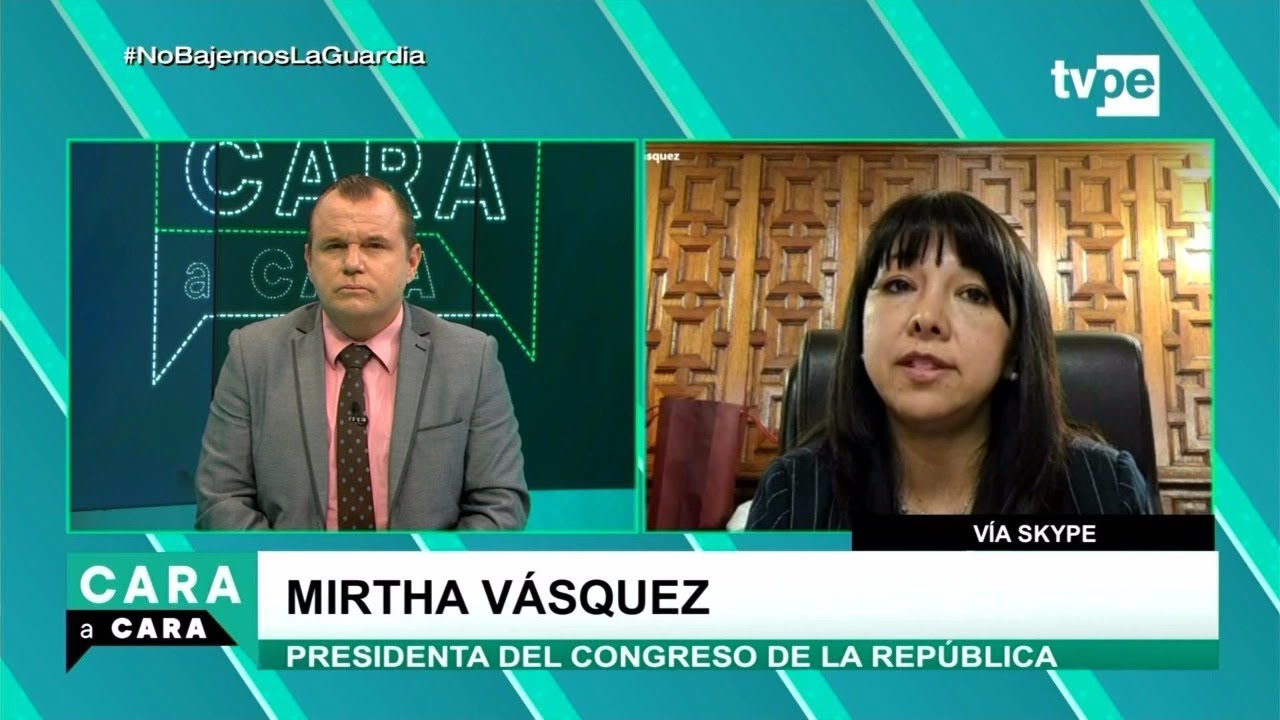Cara a Cara | Mirtha Vásquez, presidenta del Congreso - YouTube