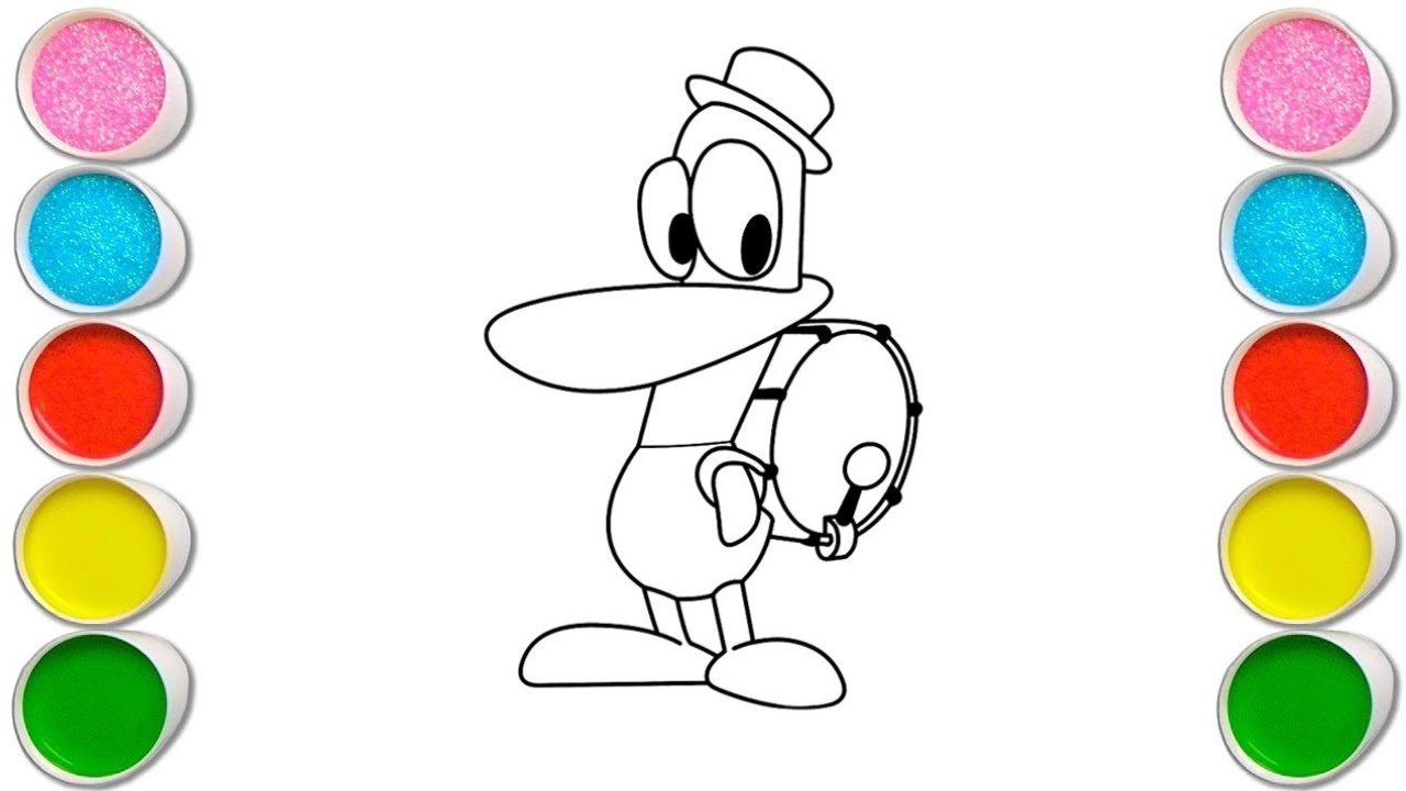 How to Draw Pato from Pocoyo | Easy & Fun Drawing for Kids! - YouTube
