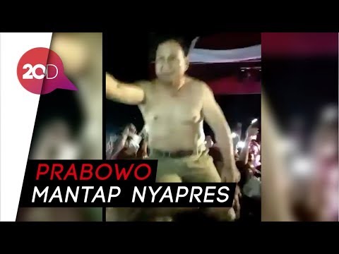 Ketika Prabowo Diarak Sambil Telanjang Dada