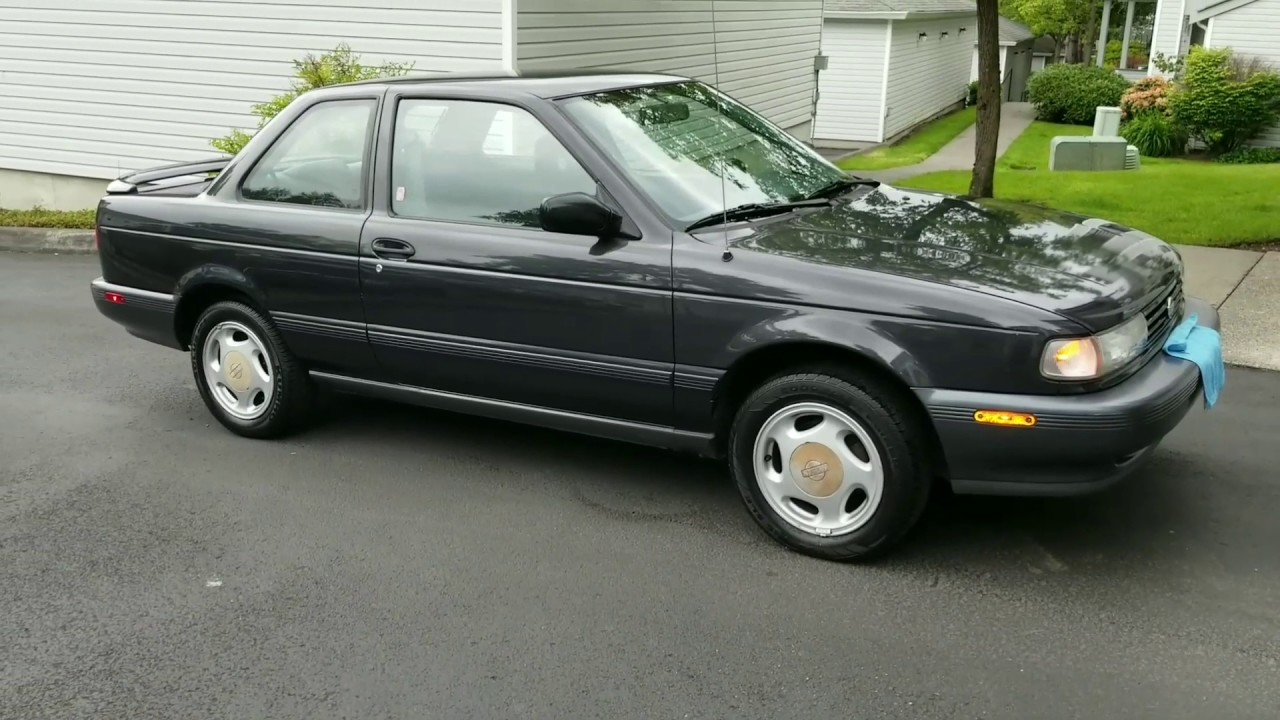 1992 B13 Sentra SE-R - All Stock - YouTube