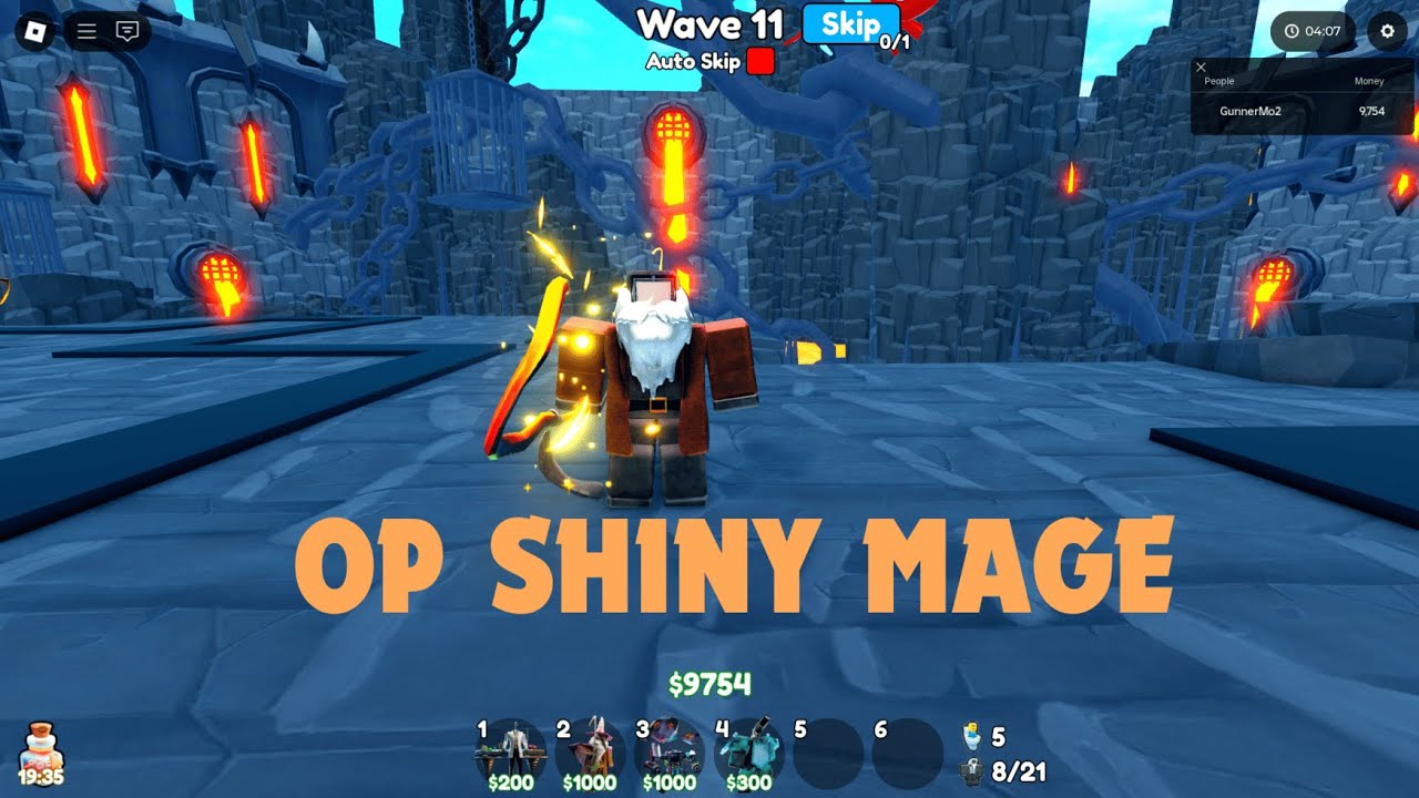 Shiny Mage is OP in Endless | Toilet Tower Defense | Roblox - YouTube