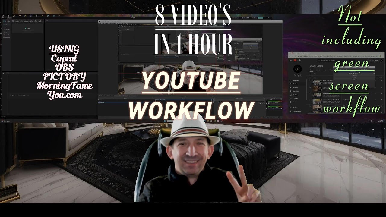 8 Videos 1 hour YouTube workflow - YouTube
