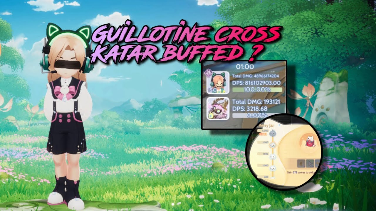 GX | Guillotine Cross katar build 813m DPS in 1 minute ! | F2P/Low ...