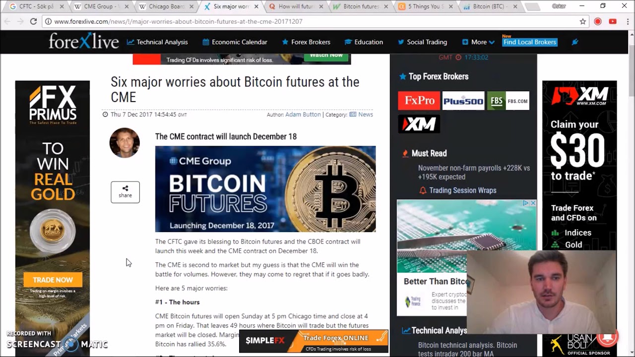 CFTC, CME, CBOE and Bitcoin Futures - what does it mean!? UNDER 2MIN ...