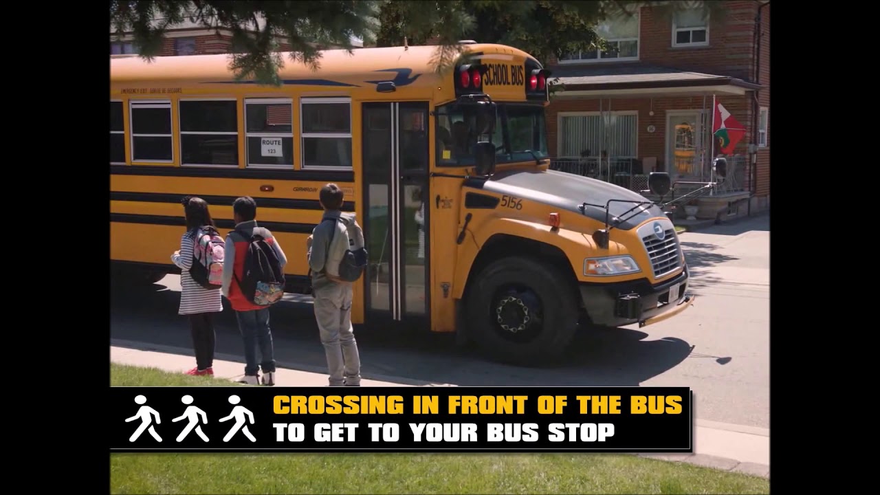 STSTB Crossing procedure and driver hand signals (Gr. 4-12) - YouTube