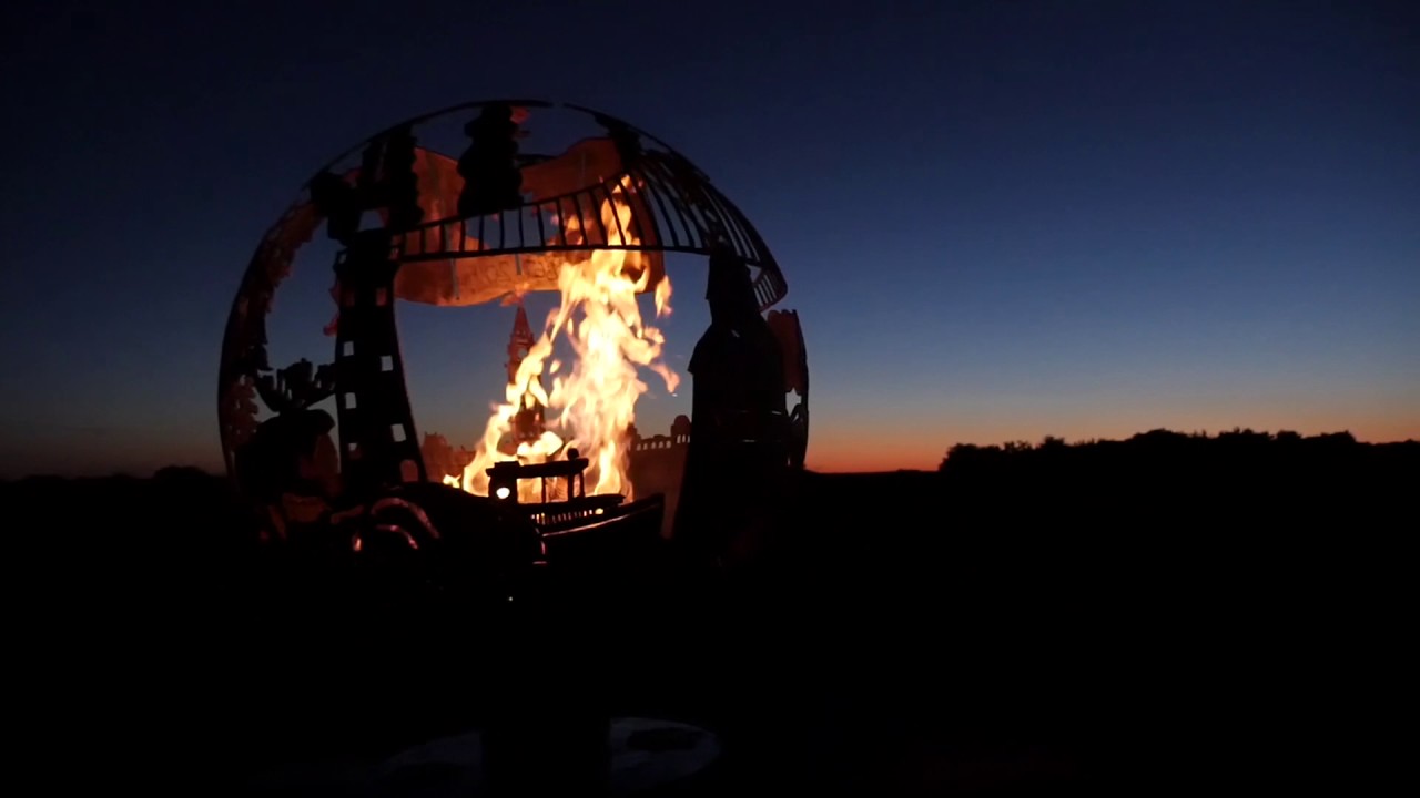 Horizon Metal Works Fire Globes - YouTube